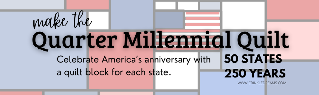 Quarter Millennial Quilt – Crinkle Dreams