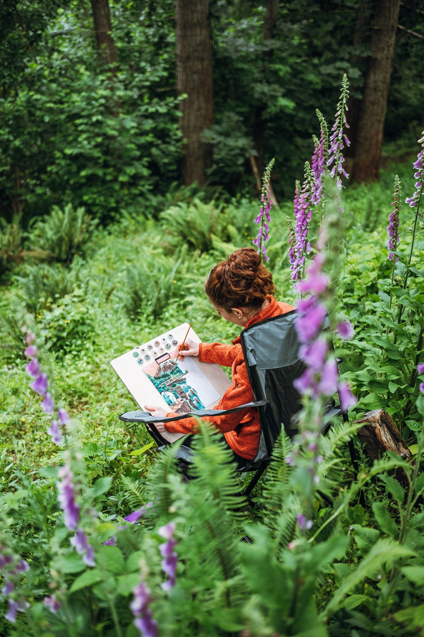 Mount Rainier National Park | 8x10 paint-by-number kit – Crinkle Dreams