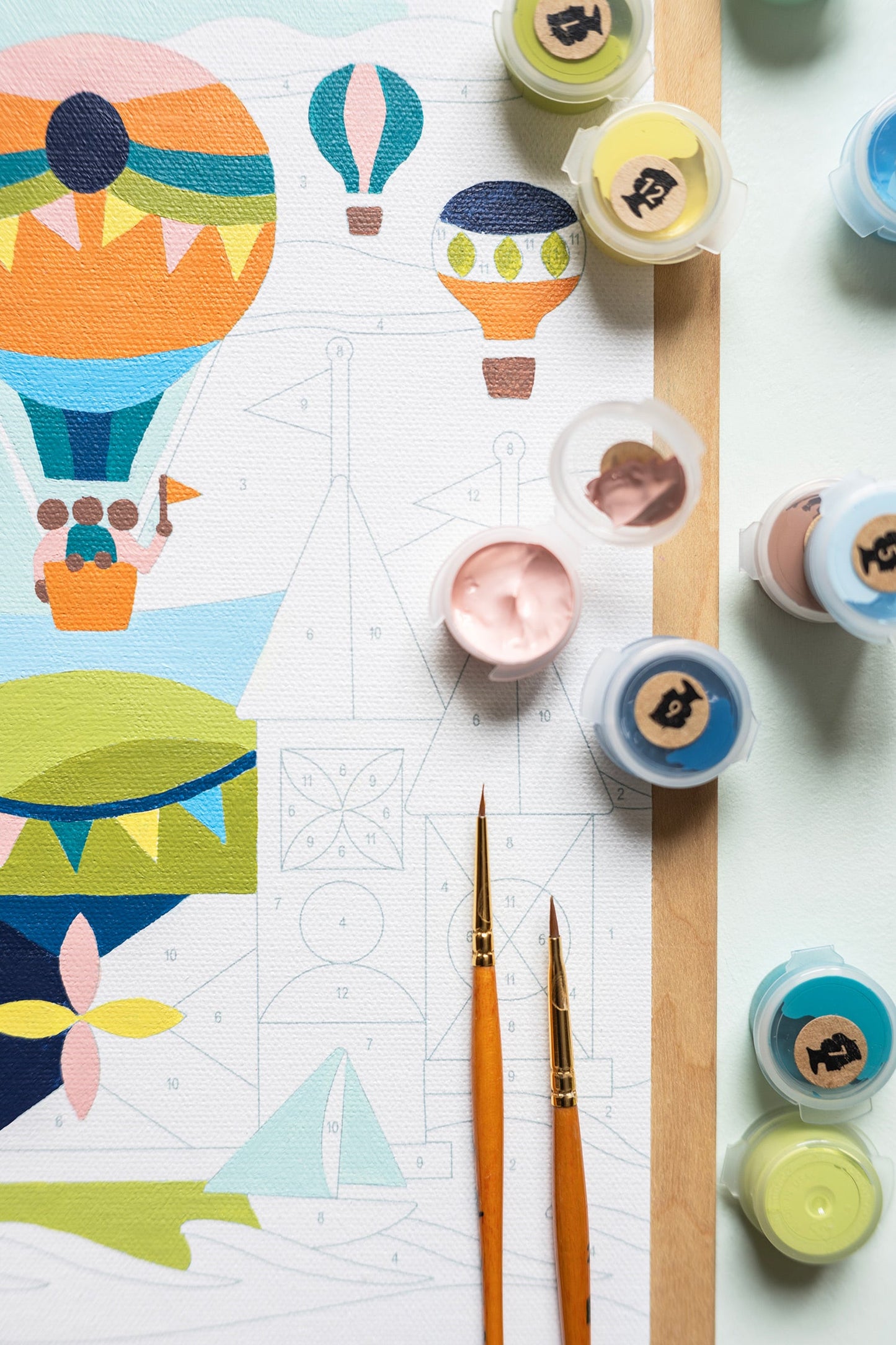 World of Whimsy | 8x10 paint-by-number kit – Crinkle Dreams