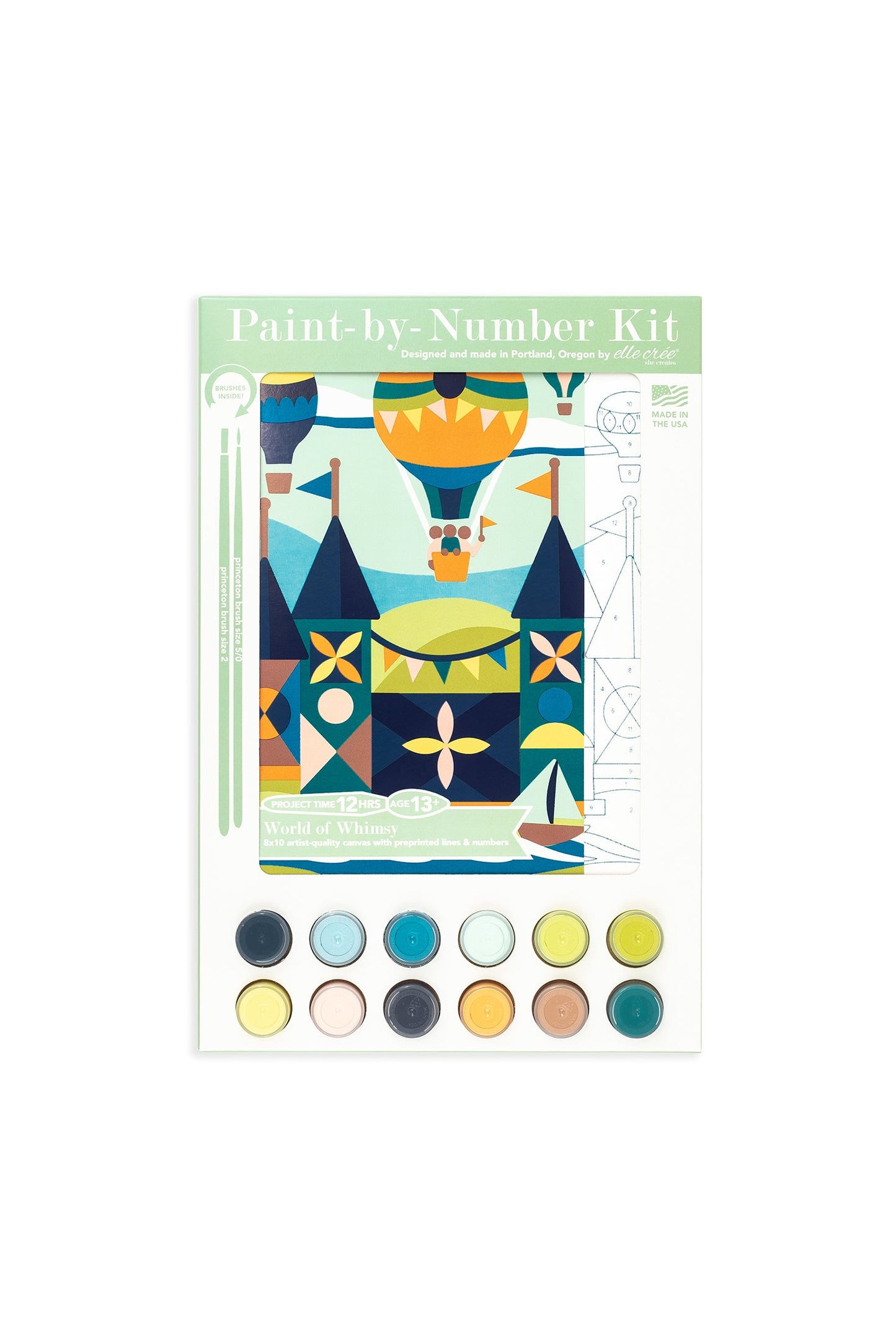 World of Whimsy | 8x10 paint-by-number kit – Crinkle Dreams