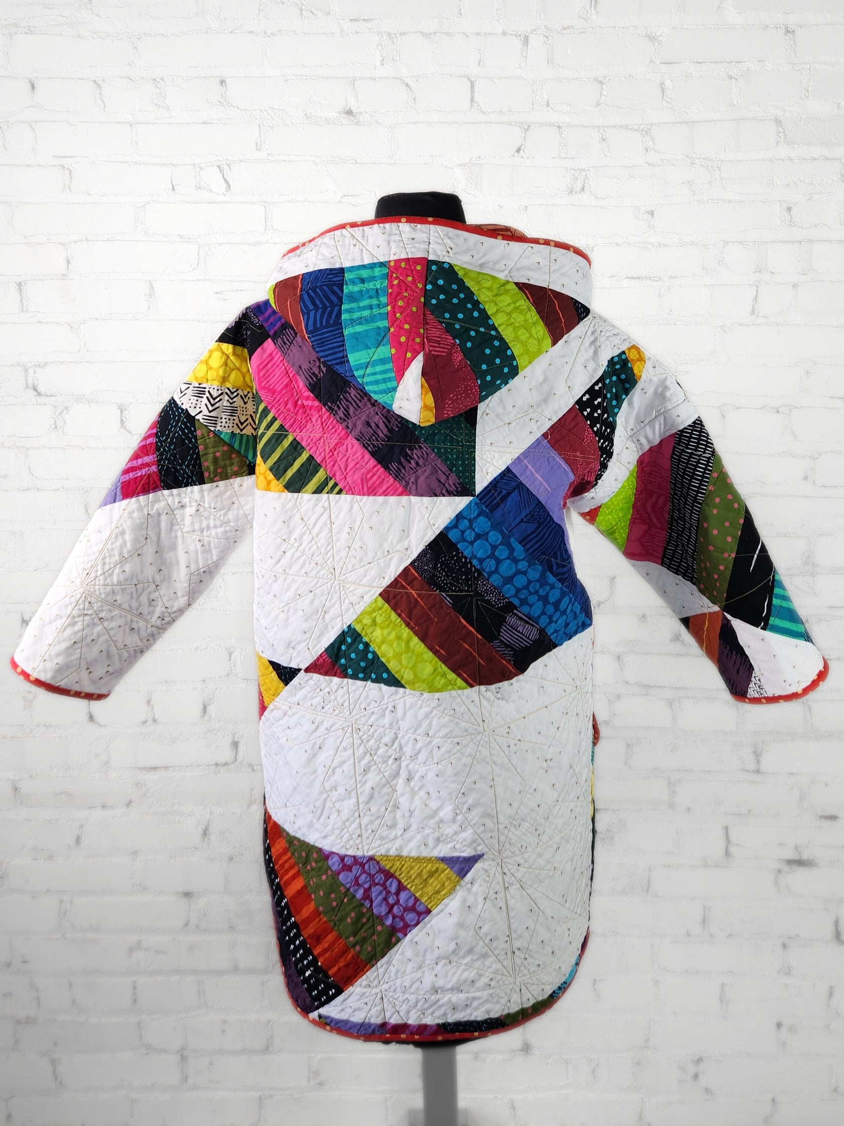 Elemental Coat quilt coat sewing pattern – Crinkle Dreams