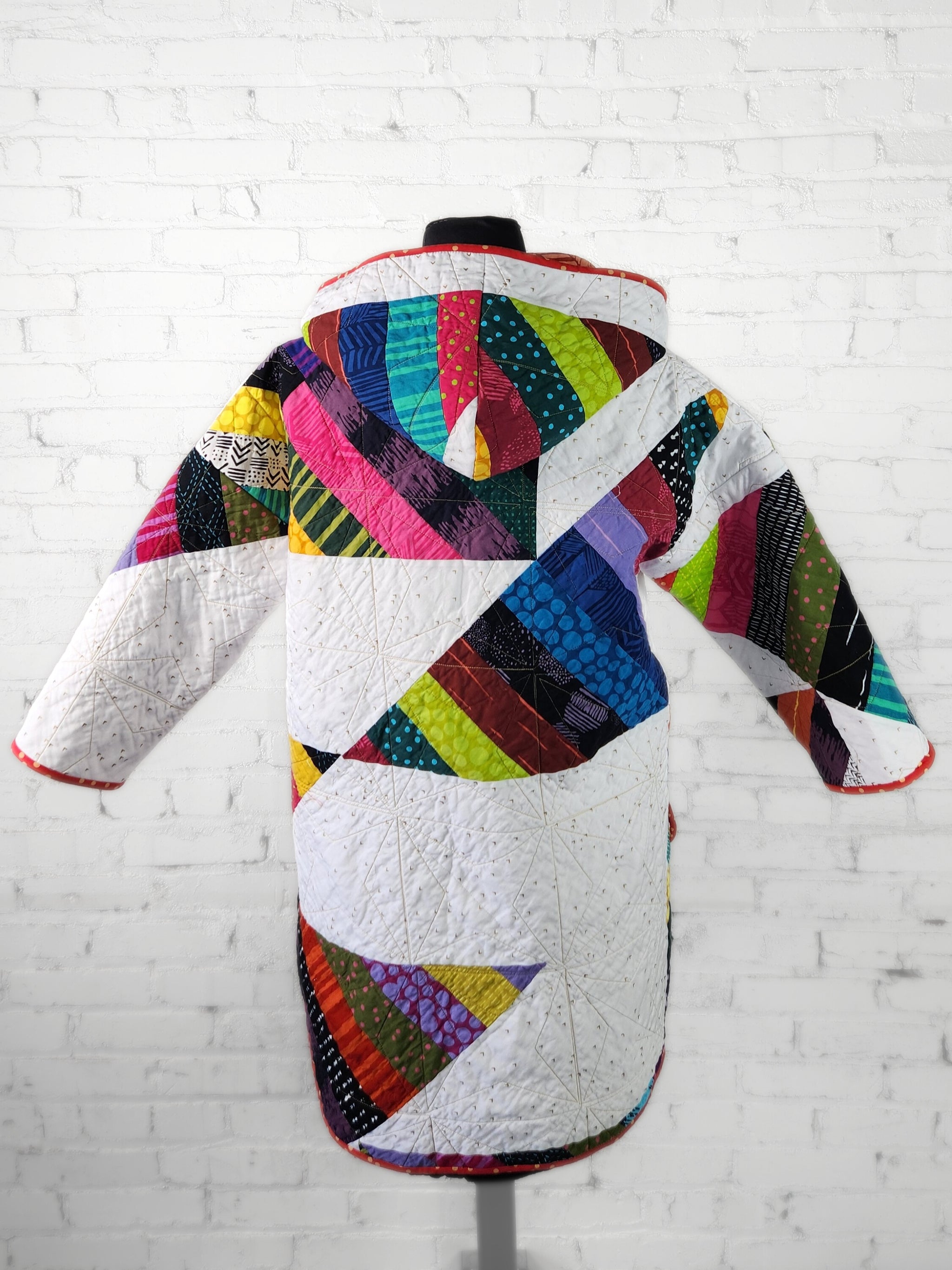 Elemental Coat quilt coat sewing pattern – Crinkle Dreams