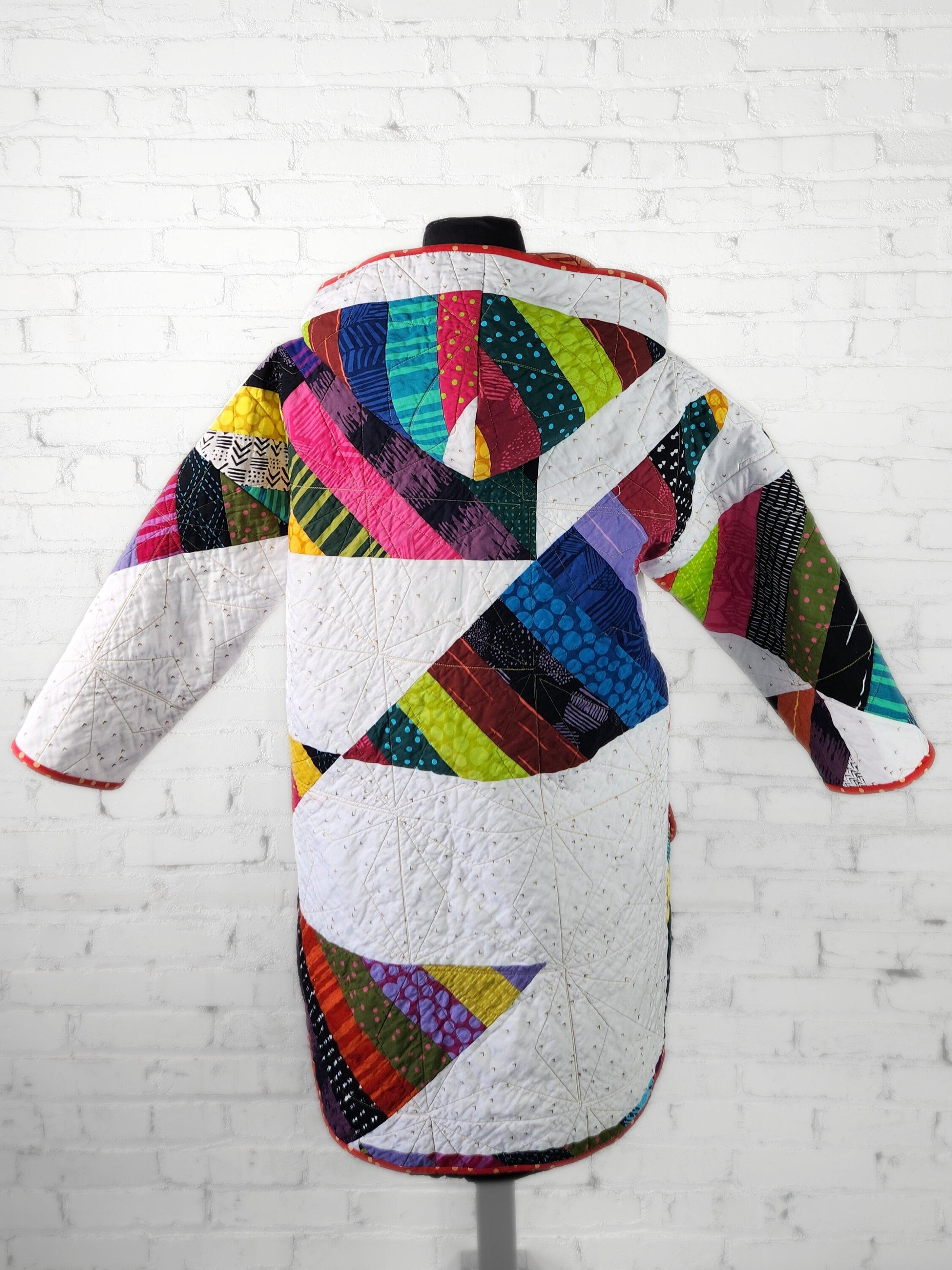 Elemental Coat quilt coat sewing pattern – Crinkle Dreams
