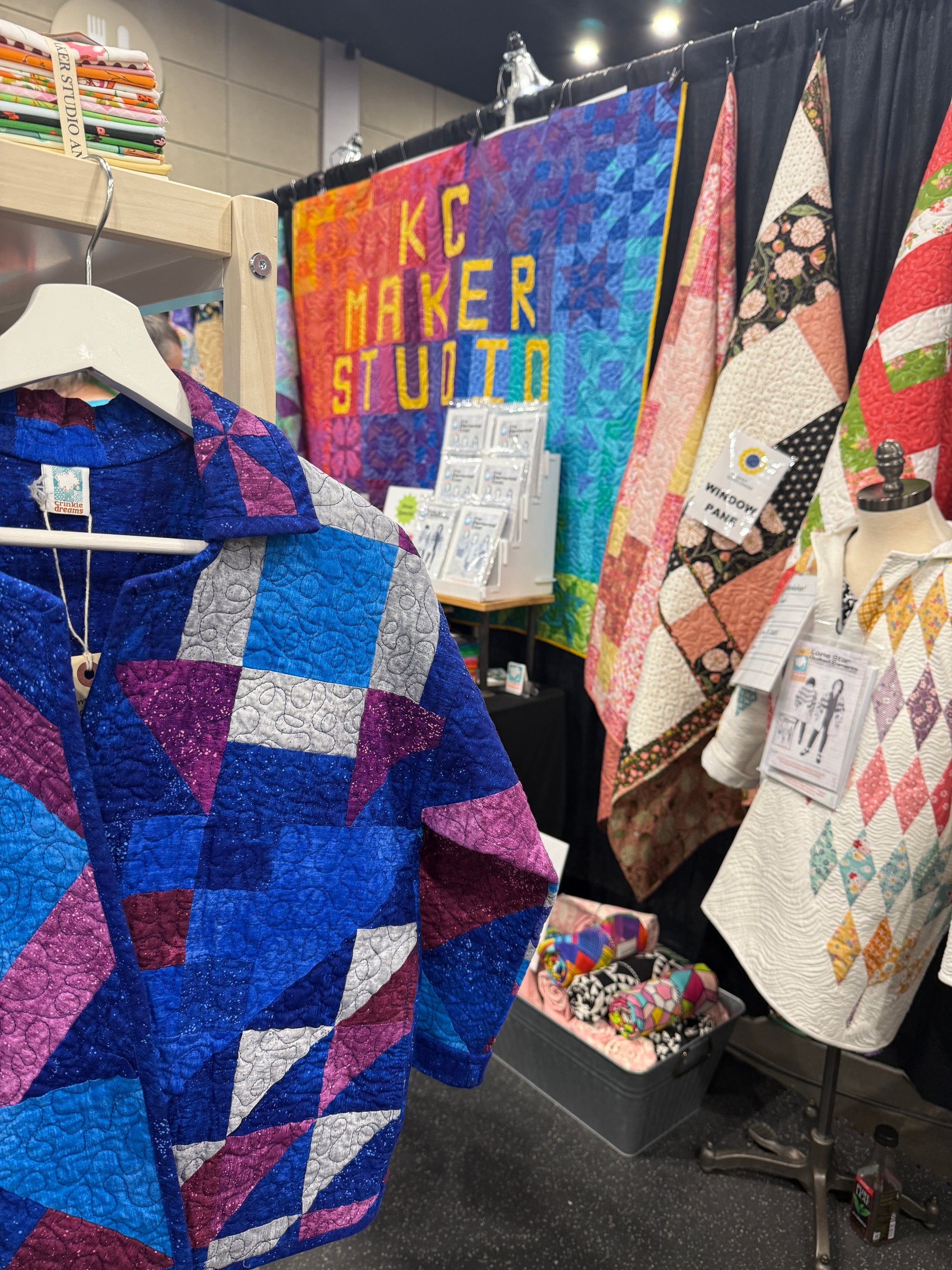 Elemental Coat quilt coat sewing pattern – Crinkle Dreams