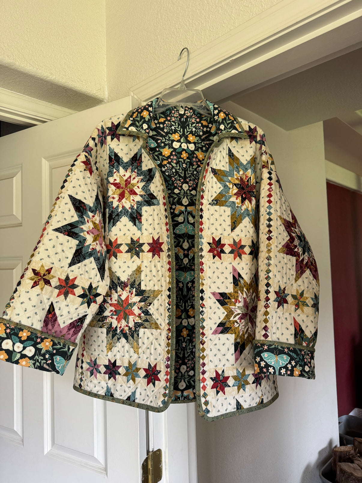 Elemental Coat quilt coat sewing pattern – Crinkle Dreams