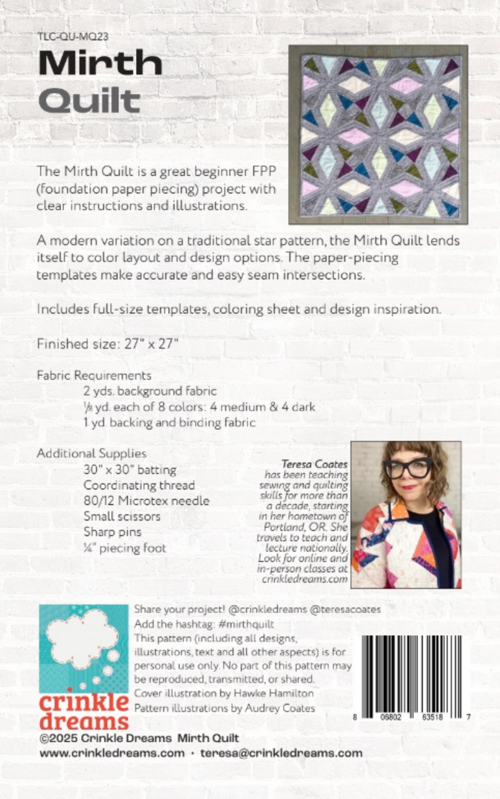 Quilt Patterns – Crinkle Dreams