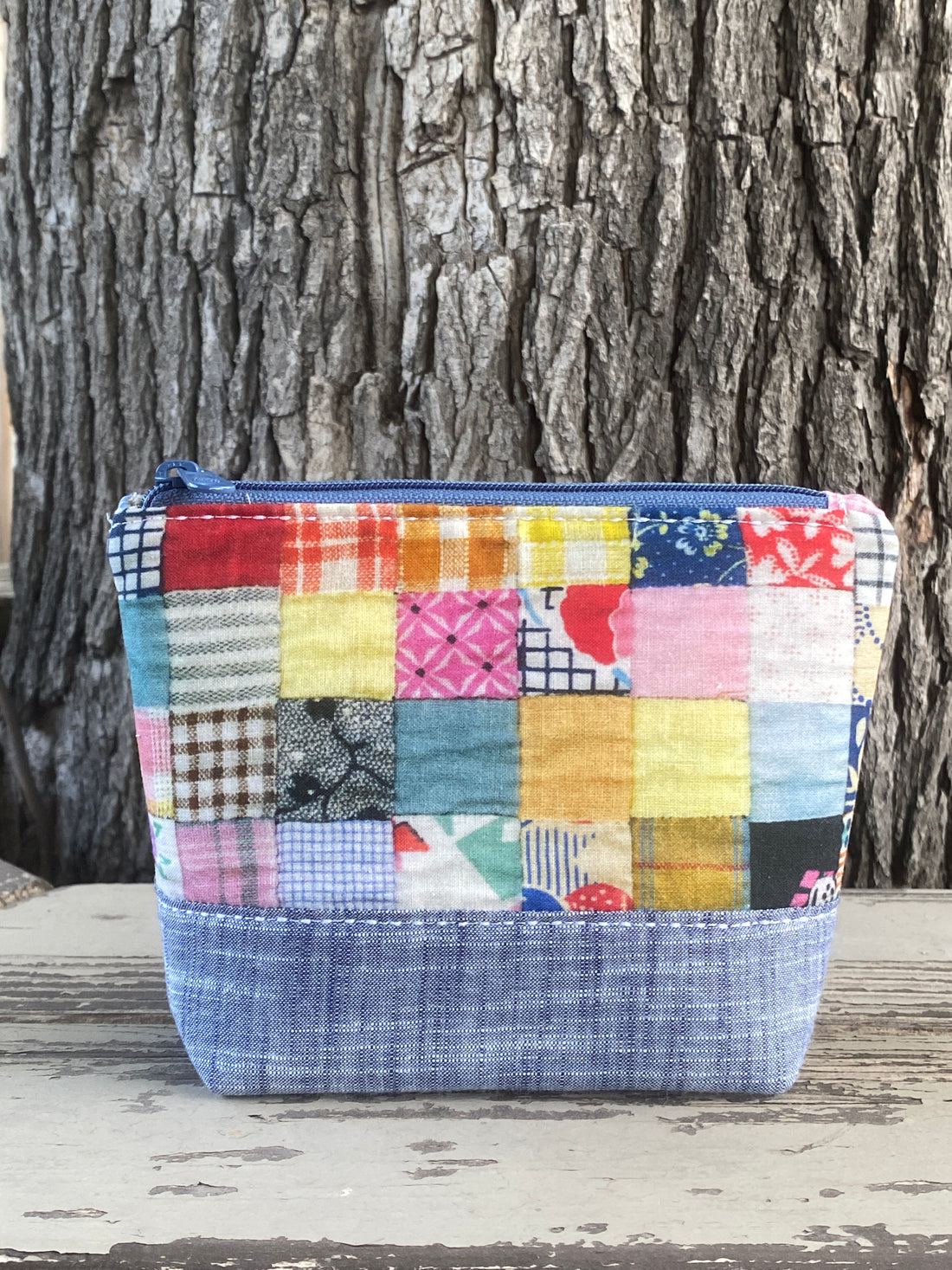 Patchwork Pouch sewing pattern – Crinkle Dreams