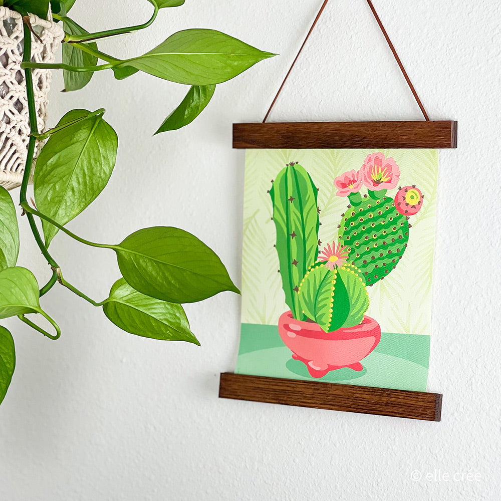 Cacti in Bowl | 8x10 paint-by-number kit – Crinkle Dreams